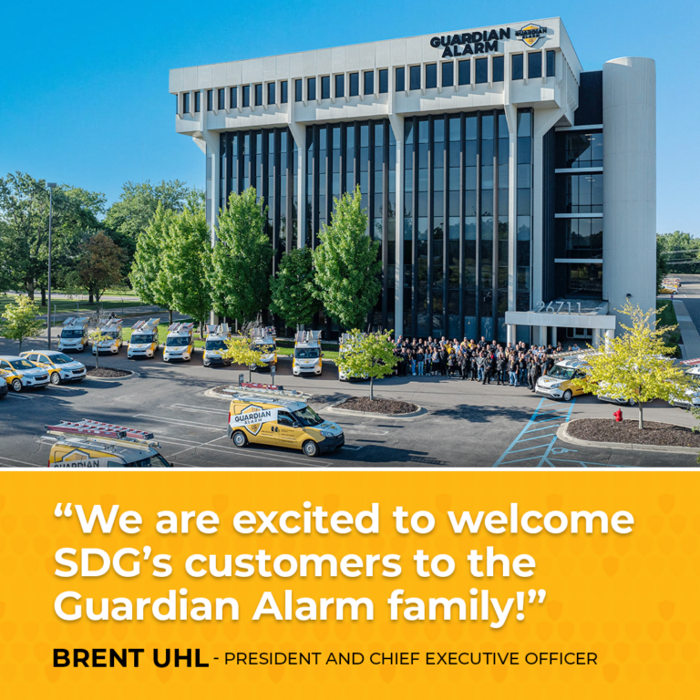 Guardian Alarm Acquires of SDG Security.